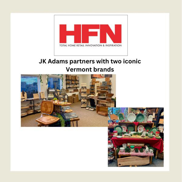 JK Adams partners with two iconic Vermont brands