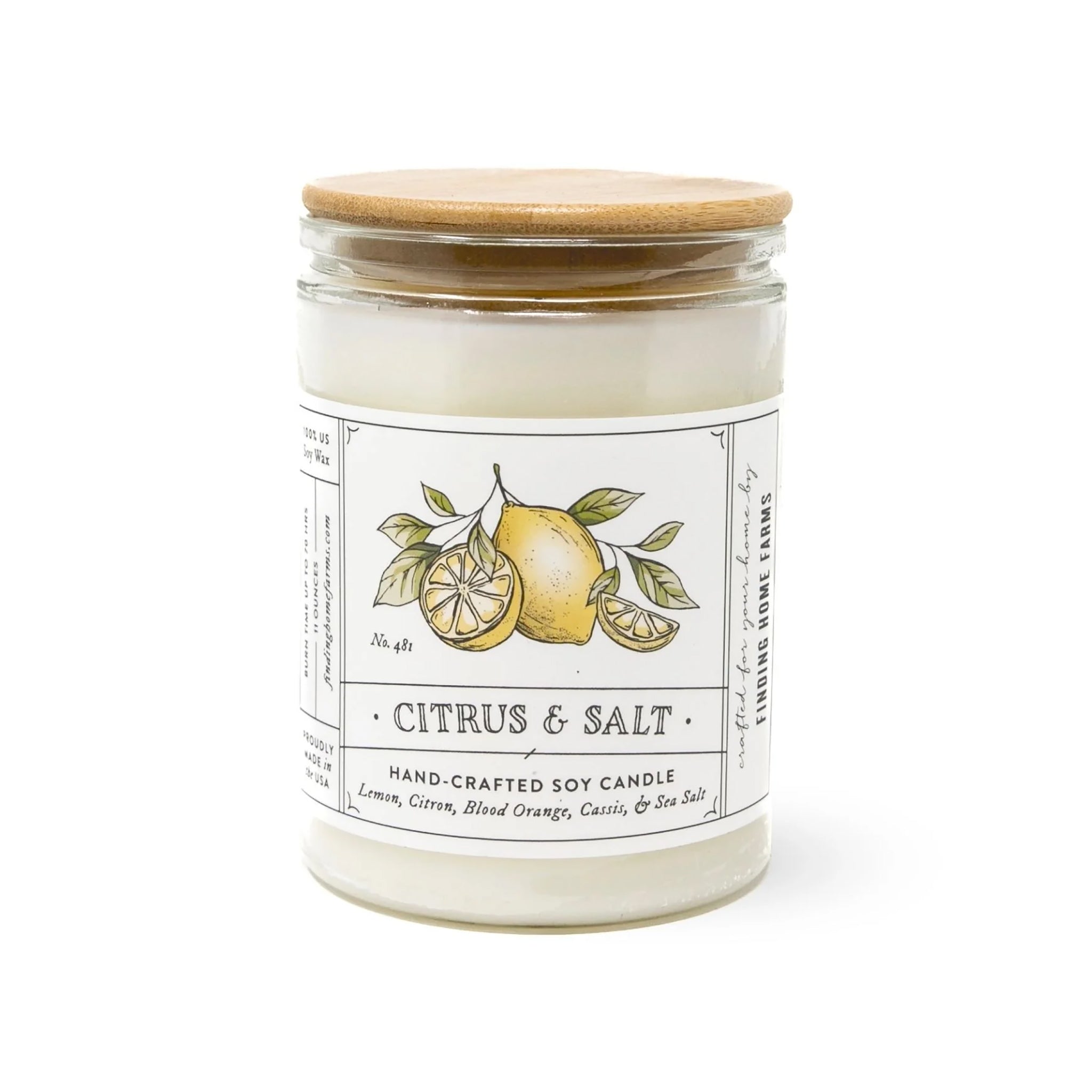 Citrus & Salt Soy Candle | JK Adams