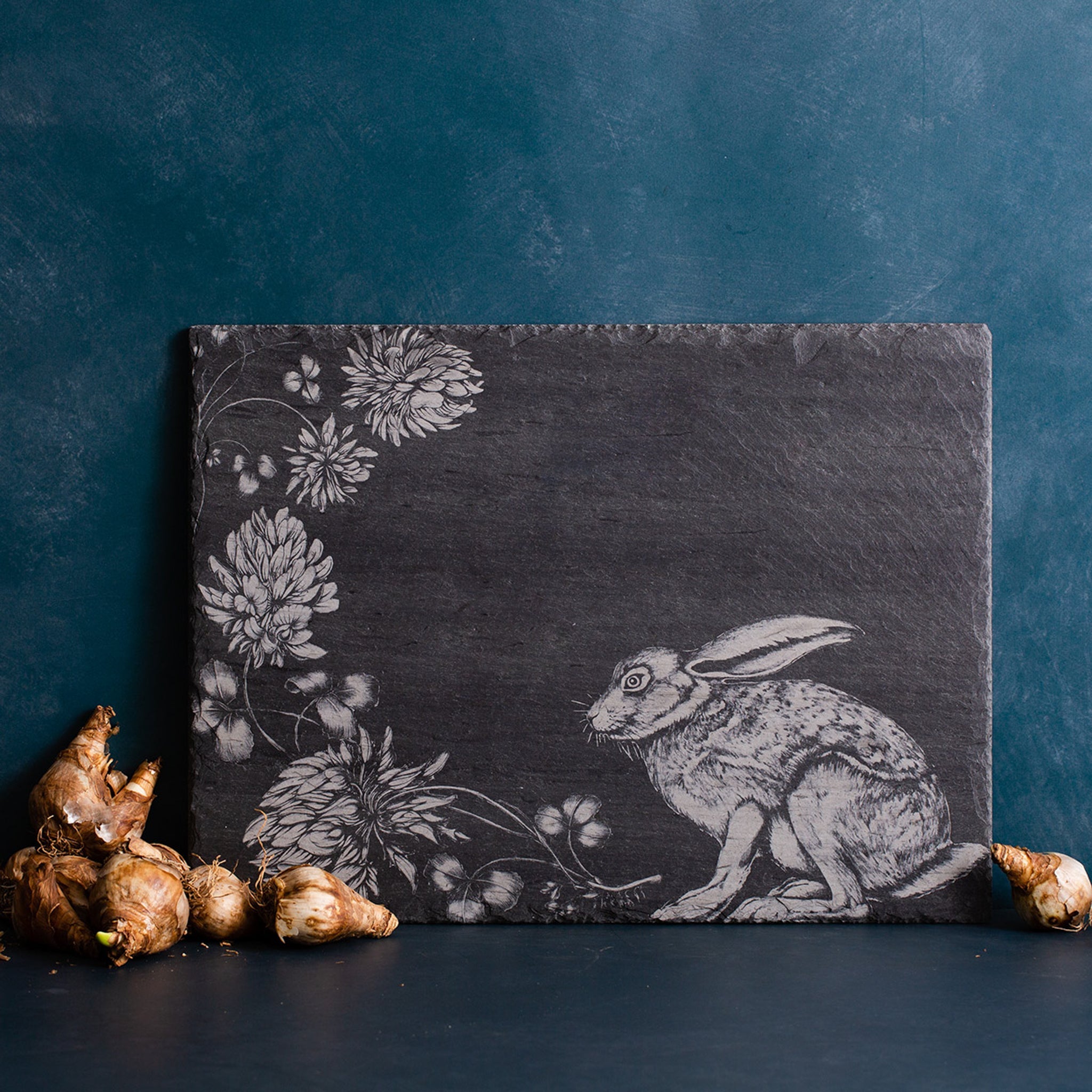 Laura Zindel Slate Rectangle Serving Tray | JK Adams